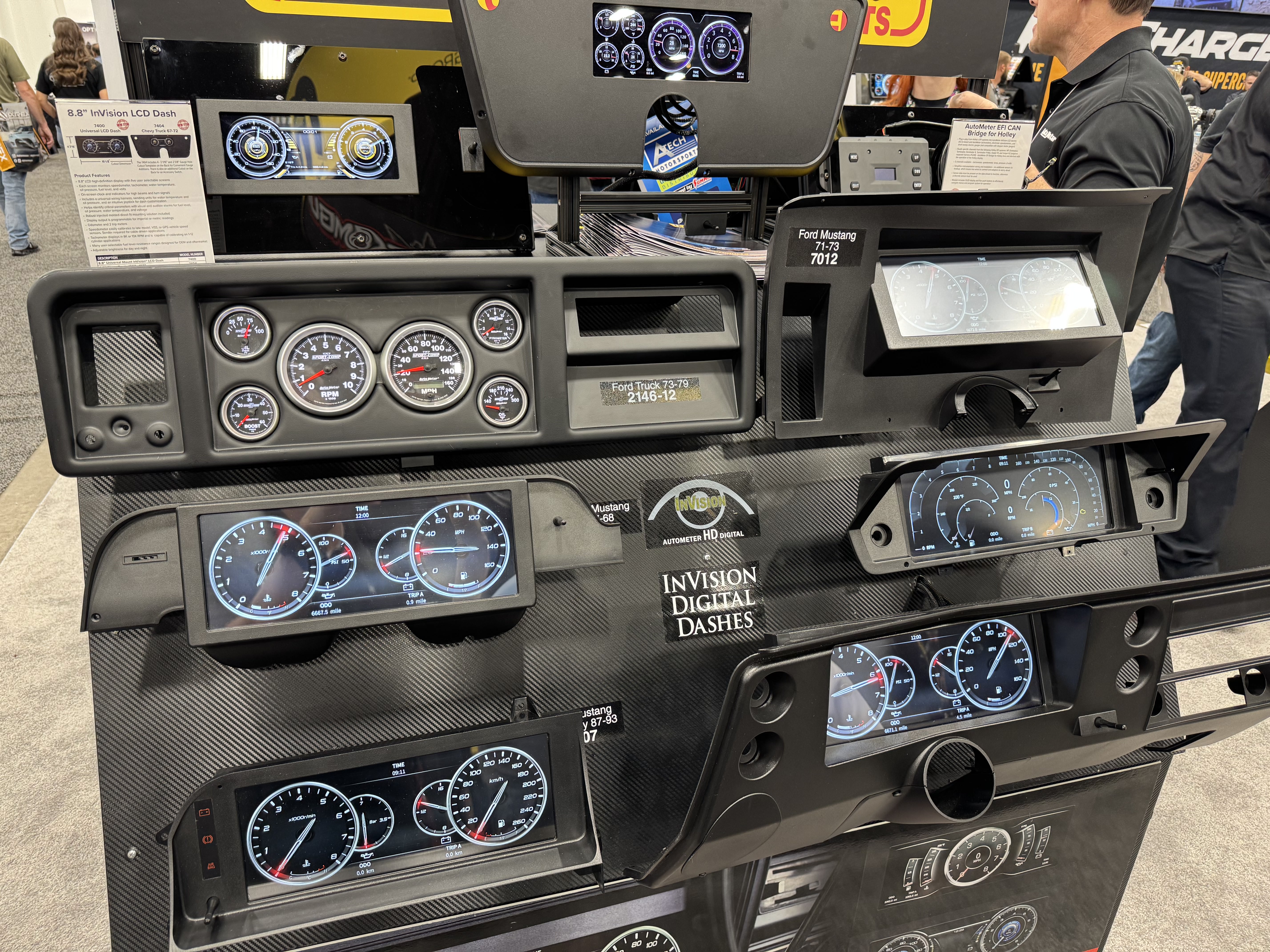 SEMA 2025: New AutoMeter InVision Dashboard Now Fits Classics