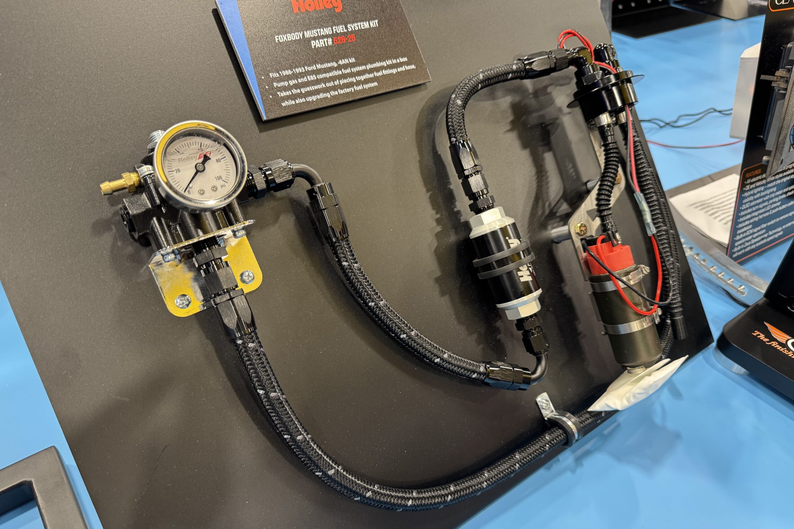 SEMA 2025: Holley's New Fox Mustang Fuel System Debuts at SEMA