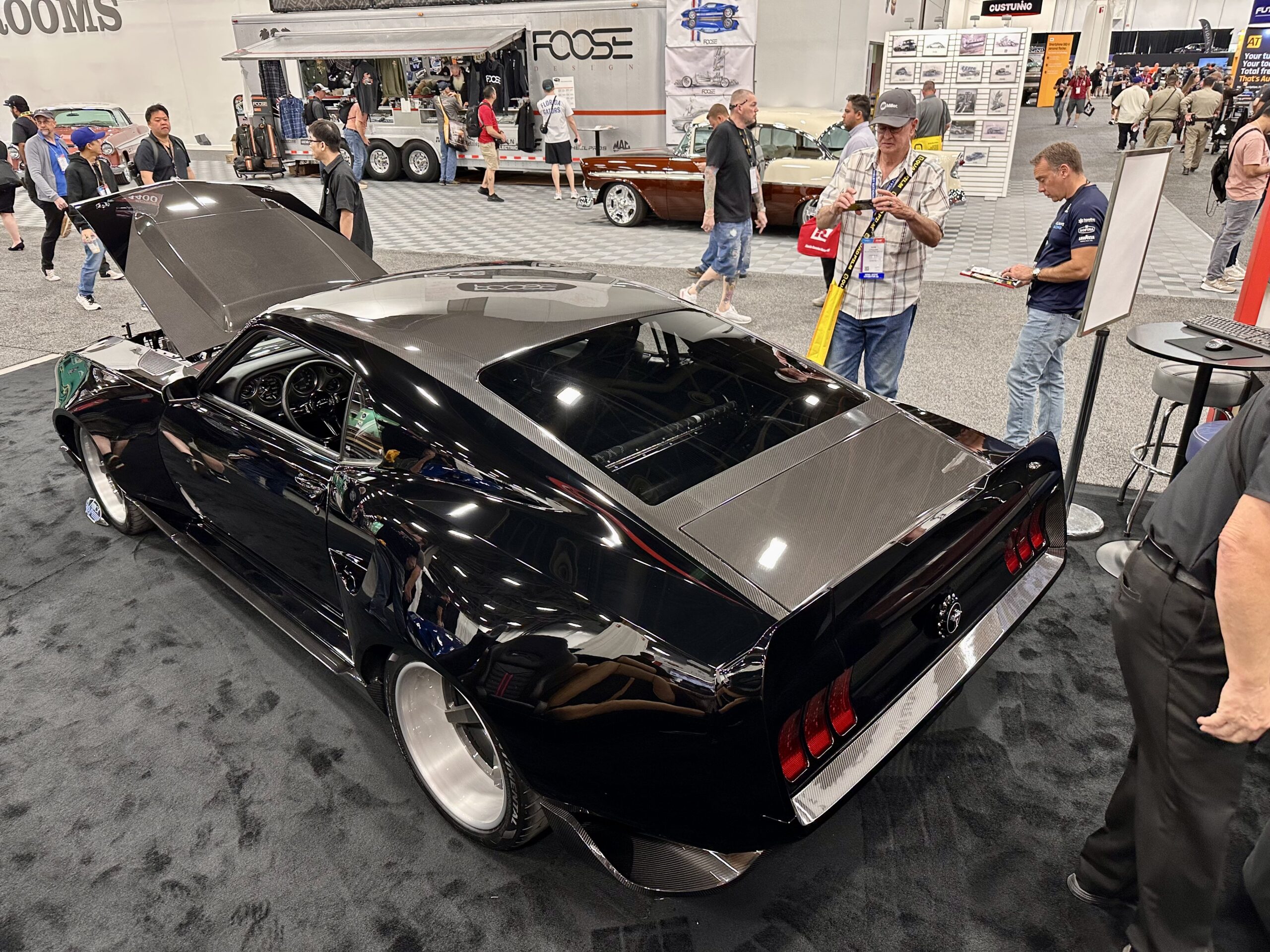 SEMA 2025: Trick Rides Scorched Widebody Mustang At TMI
